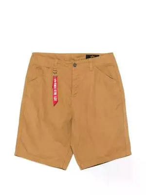 Alpha Industries Button Detailed Shorts For Men