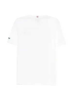 MC2 SAINT BARTH Embroidered T-shirt - White