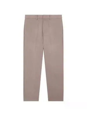 Emporio Armani Belt-loop Textured Trousers