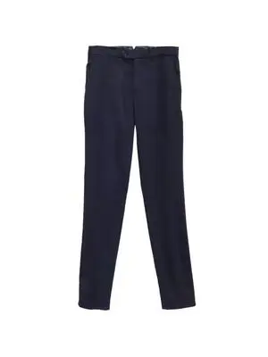 Brunello Cucinelli Gabardine Tailored Trousers - Blue