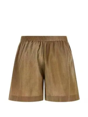 Ermanno Scervino Pleated Shorts - Brown