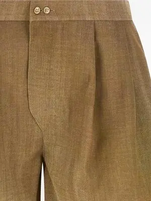 Ermanno Scervino Pleated Shorts - Brown