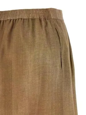 Ermanno Scervino Pleated Shorts - Brown