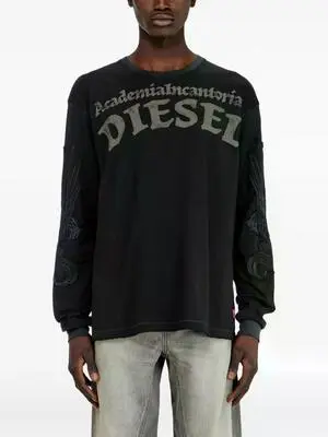 DIESEL® Long-sleeve T-shirt - Black