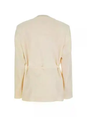 GRIFONI Belted V-neck Jacket