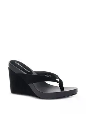 Jeffrey Campbell Liezel Suede Wedge Sandals