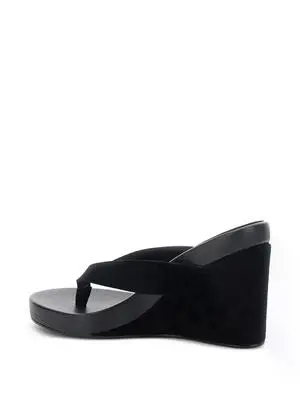 Jeffrey Campbell Liezel Suede Wedge Sandals
