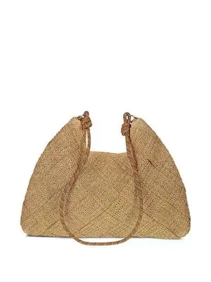 HINNOMINATE Woven Logo-embroidered Shoulder Bag
