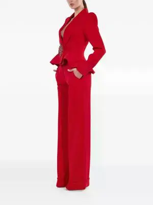 ARAFTU Peplum Crystal-embellished Jumpsuit