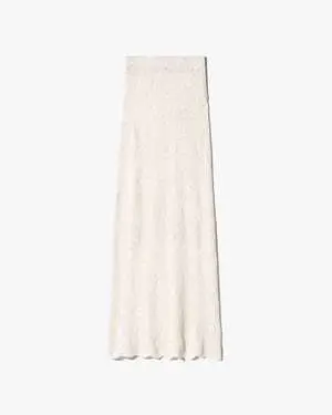 NILI LOTAN Nika Knitted Long Skirt