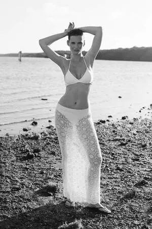 NILI LOTAN Nika Knitted Long Skirt