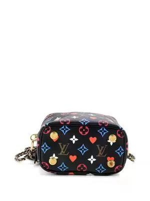LOUIS VUITTON Vanity Handbag Limited Edition Game On Monogram Pm Satchel - Black