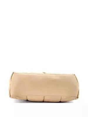 Saint Laurent Loulou Puffer Quilted Leather Medium Shoulder Bag - Neutrals