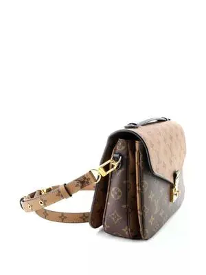 LOUIS VUITTON Pochette Metis Reverse Monogram Canvas Crossbody Bag - Brown