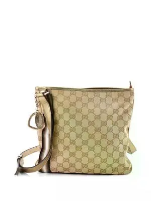 Gucci Jolicoeur Messenger Bag Gg Canvas Crossbody Bag - Brown