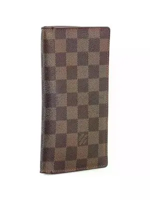 LOUIS VUITTON Brazza Wallet Damier Small Wallets - Brown