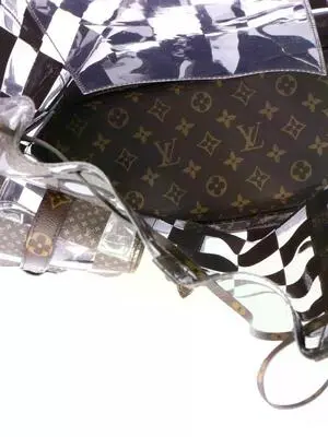 LOUIS VUITTON Christopher Limited Edition Monogram Chess Gm Backpack - Brown