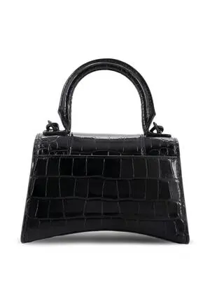 Balenciaga Hourglass Top Handle Xs Satchel - Black
