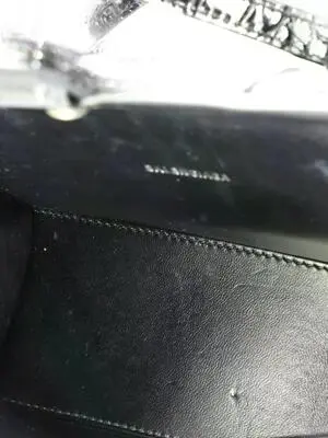 Balenciaga Hourglass Top Handle Xs Satchel - Black