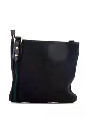 Gucci Jolicoeur Messenger Bag Gg Canvas - Black