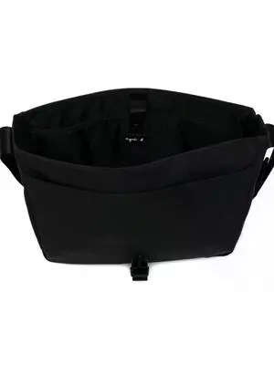 AGNES B. Large Trip Shoulder Bag - Black