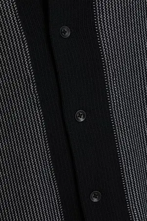 Rag & Bone Harvey Cottonblend Jacquard Shirt - Black