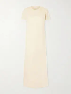 ANINE BING Wynne Tencel™ Lyocell-blend Jersey Maxi Dress - Neutrals