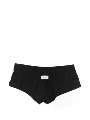 ENTIRE STUDIOS Elasticated-waistband Shorts - Black