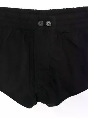 ENTIRE STUDIOS Elasticated-waistband Shorts - Black