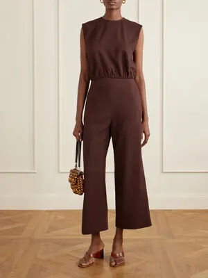 Tove Andie Cotton-blend Blouse - Brown