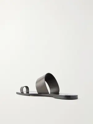 AeydĒ Sibel Leather Flat Sandals