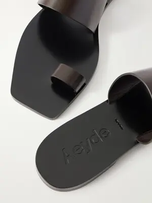 AeydĒ Sibel Leather Flat Sandals