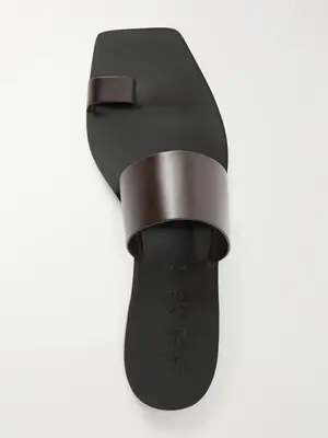 AeydĒ Sibel Leather Flat Sandals