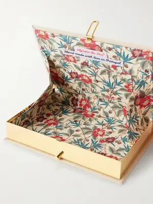 OLYMPIA LE-TAN Sea Garden Embroidered Clutch - Neutrals