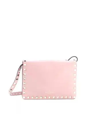Valentino Garavani Rockstud Flip Lock Flap Bag - Pink