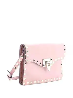 Valentino Garavani Rockstud Flip Lock Flap Bag - Pink