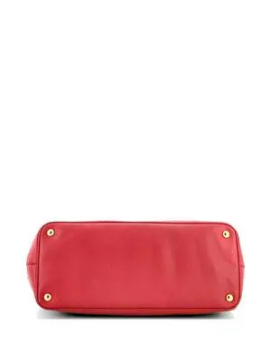 Prada Large Saffiano Leather Tote Bag - Red