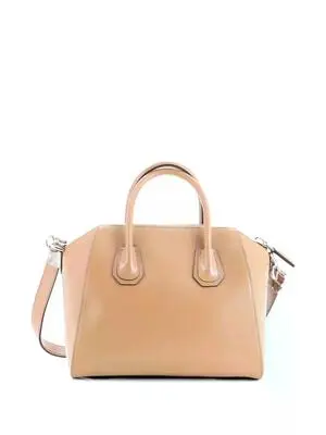 Givenchy Antigona Small Satchel Glazed Leather - Neutrals