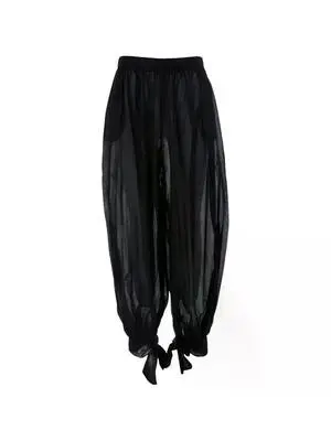 Andamane Noor Sheer Tie-cuff Trousers