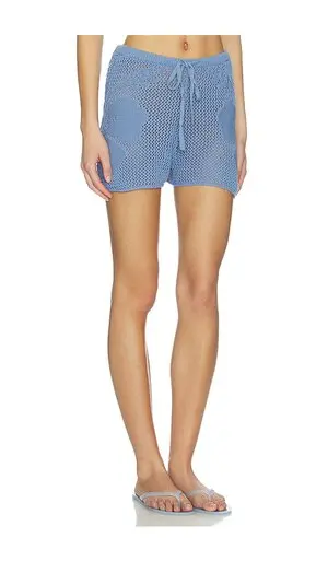 L*Space Crochet Shorts - Chambray