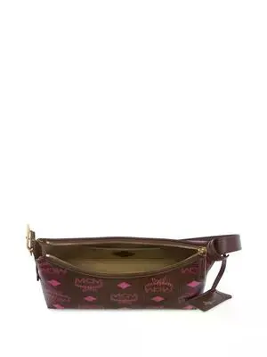 Mcm Maxi Visetos Arn Shoulder Bag - Brown
