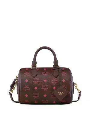 Mcm Maxi Visetos Ella Boston Bag