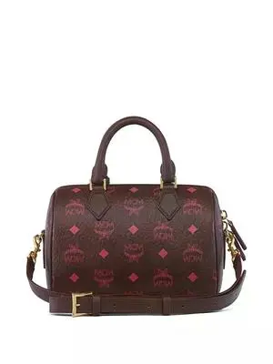 Mcm Maxi Visetos Ella Boston Bag