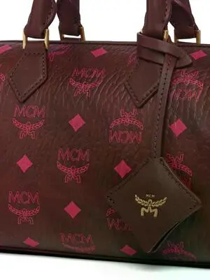 Mcm Maxi Visetos Ella Boston Bag
