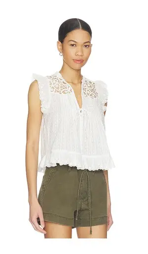 Heartloom Rayna Top - Eggshell