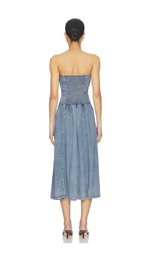 Heartloom Ronan Denim Corset Dress - River