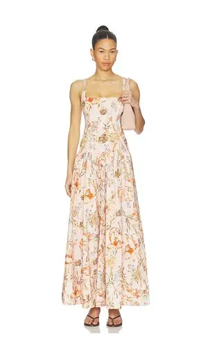 Hemant & Nandita Off The Shoulder Day Dresses