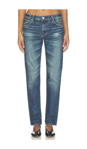 Moussy Vintage Glocester Skinny Long Jeans - Blue