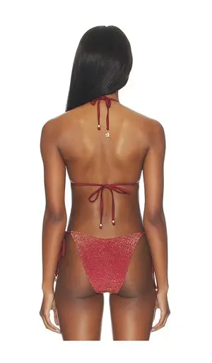 KULANI KINIS X Ring Halter Bikini Top