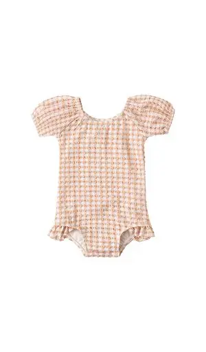 QUINCY MAE Catalina One Piece Swimsuit - Melon Check